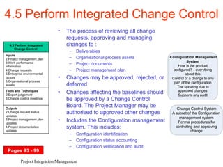 Ed4 P4 Project Integration Management | PPT