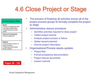 Ed4 P4 Project Integration Management | PPT