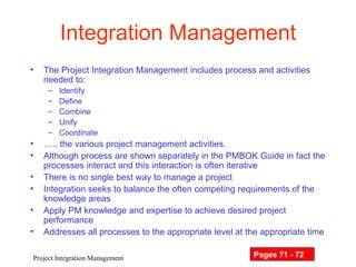 Ed4 P4 Project Integration Management | PPT