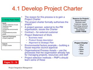 Ed4 P4 Project Integration Management | PPT