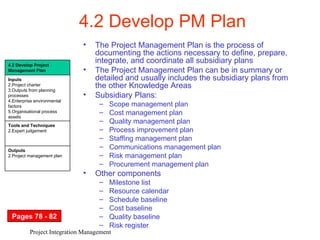 Ed4 P4 Project Integration Management | PPT