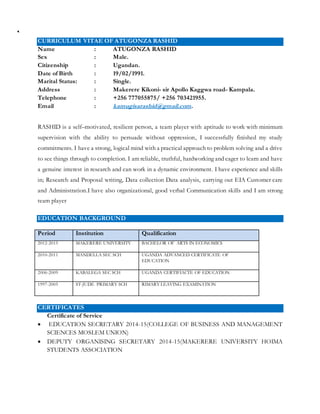 CURRICULUM VITAE | DOCX