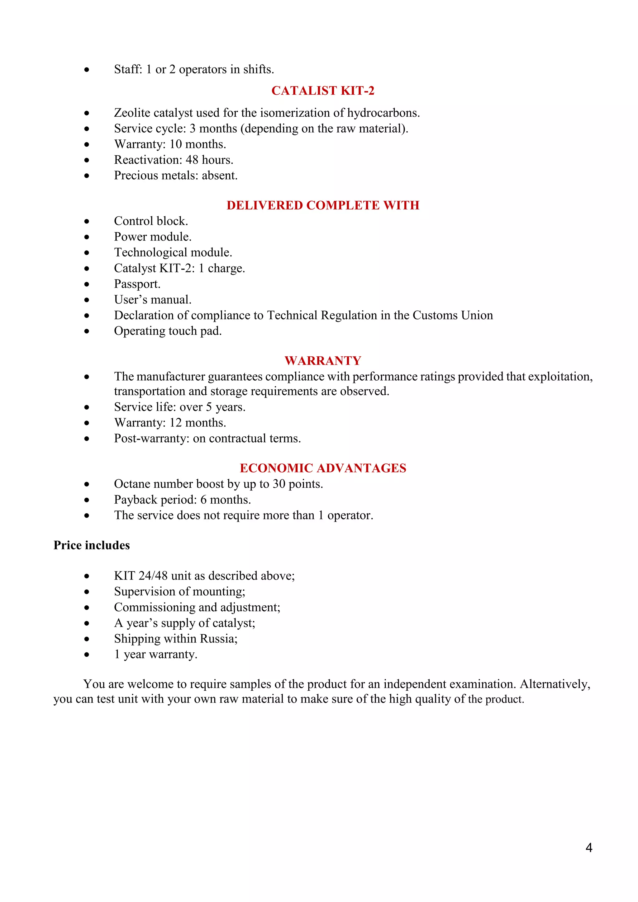 KIT_Isomerization unit | PDF | Chemistry | Science