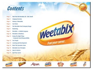 Weetabix candidate pack | PPT