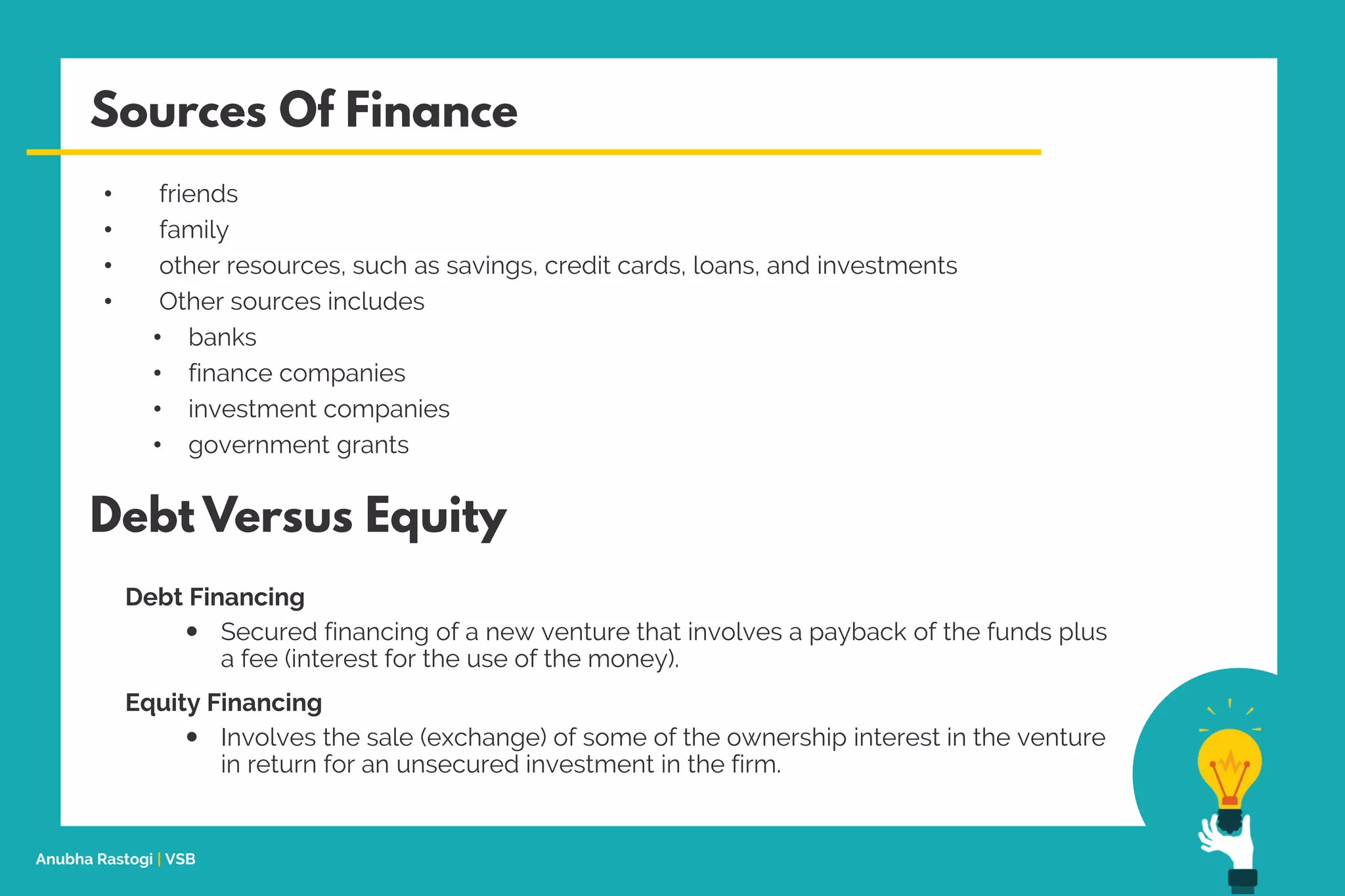Introduction to entrepreneurial finance | PDF