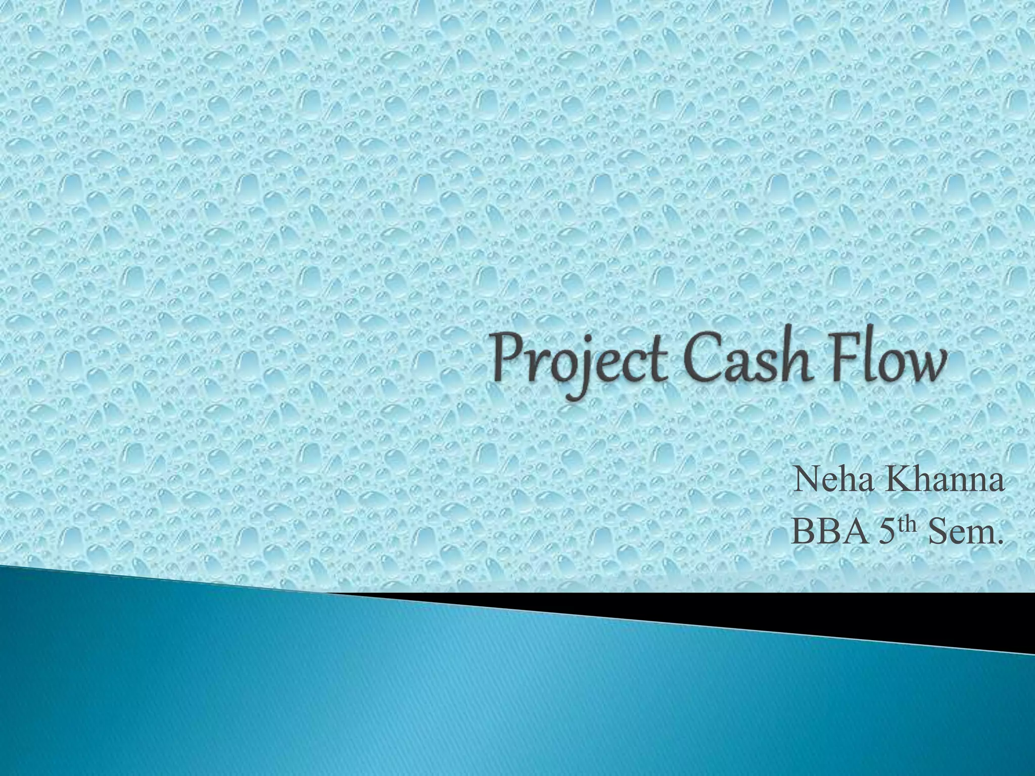 Project Cash Flow | PPT