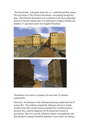 Kerameikos Cemetery of Ancient Athens | PDF