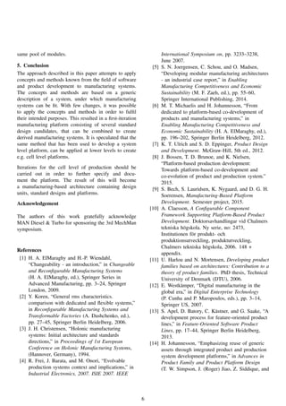 Extractive approach for manufacturing-based platform development | PDF