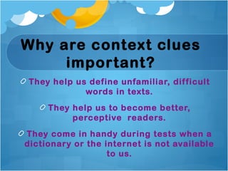 Context clues | PPT