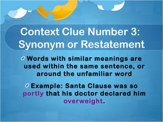 Context clues | PPT