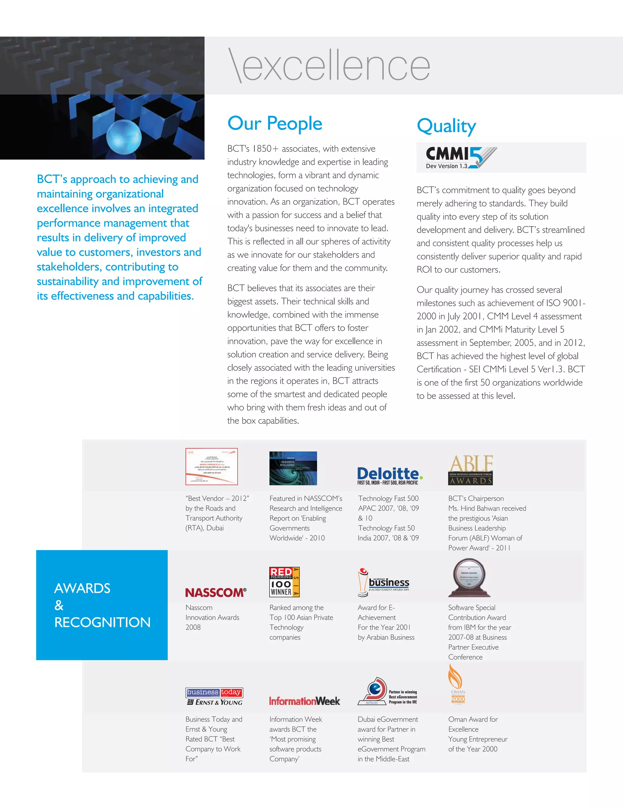 BCT - Corporate Brochure | PDF