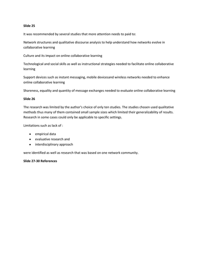 Online Collaborative Learning Script | DOCX