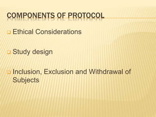 protocol preparation | PPTX