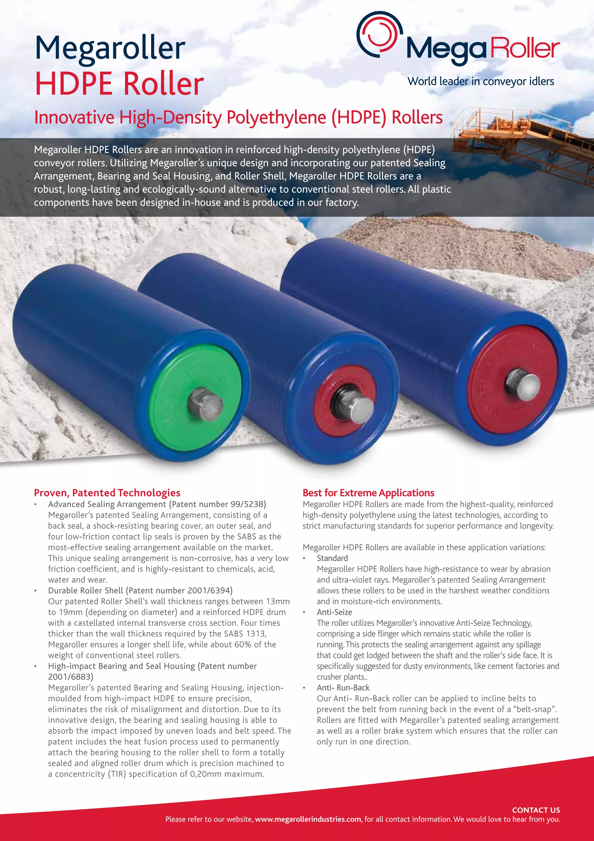 HDPE Roller Brochure | PDF