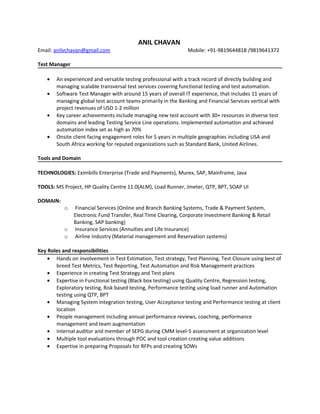 Anil_Chavan | DOC | Business Banking & Finance | Business