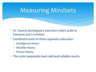 Ed690 mindset presentation | PPT