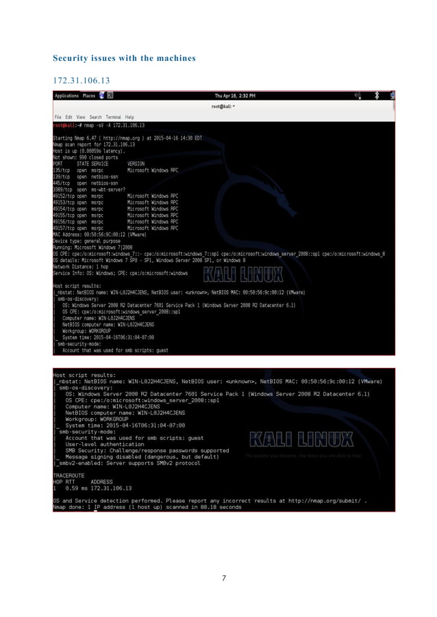 Vulnerability Assessment Report | PDF | Information and Network Security | Computing