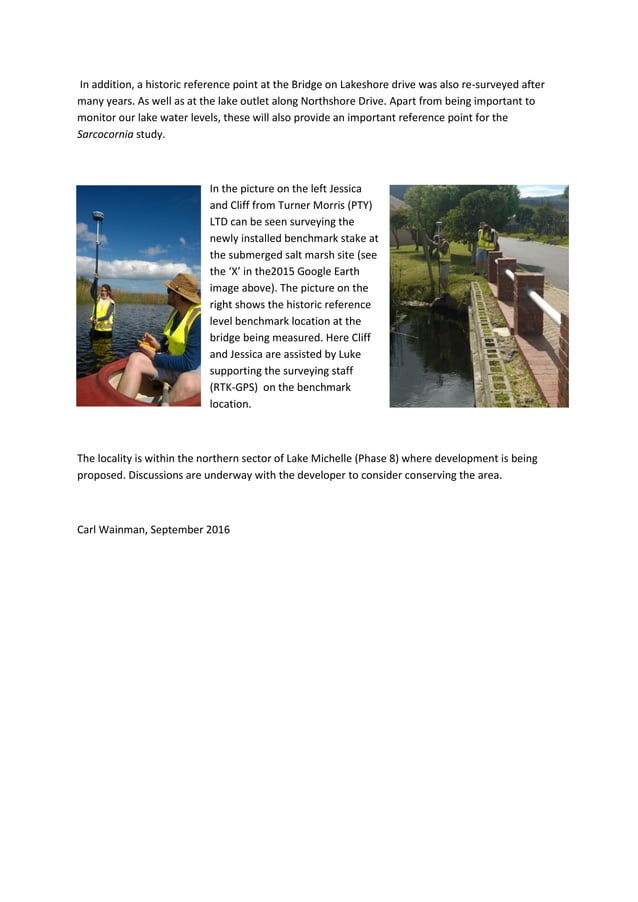 Lake Michelle submerged salt marsh secret | PDF | Geography | Science