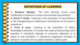 ED 713: UNIT IV - CURRICULUM DEVELOPMENT AND MANAGEMENT OF LEARNING ...