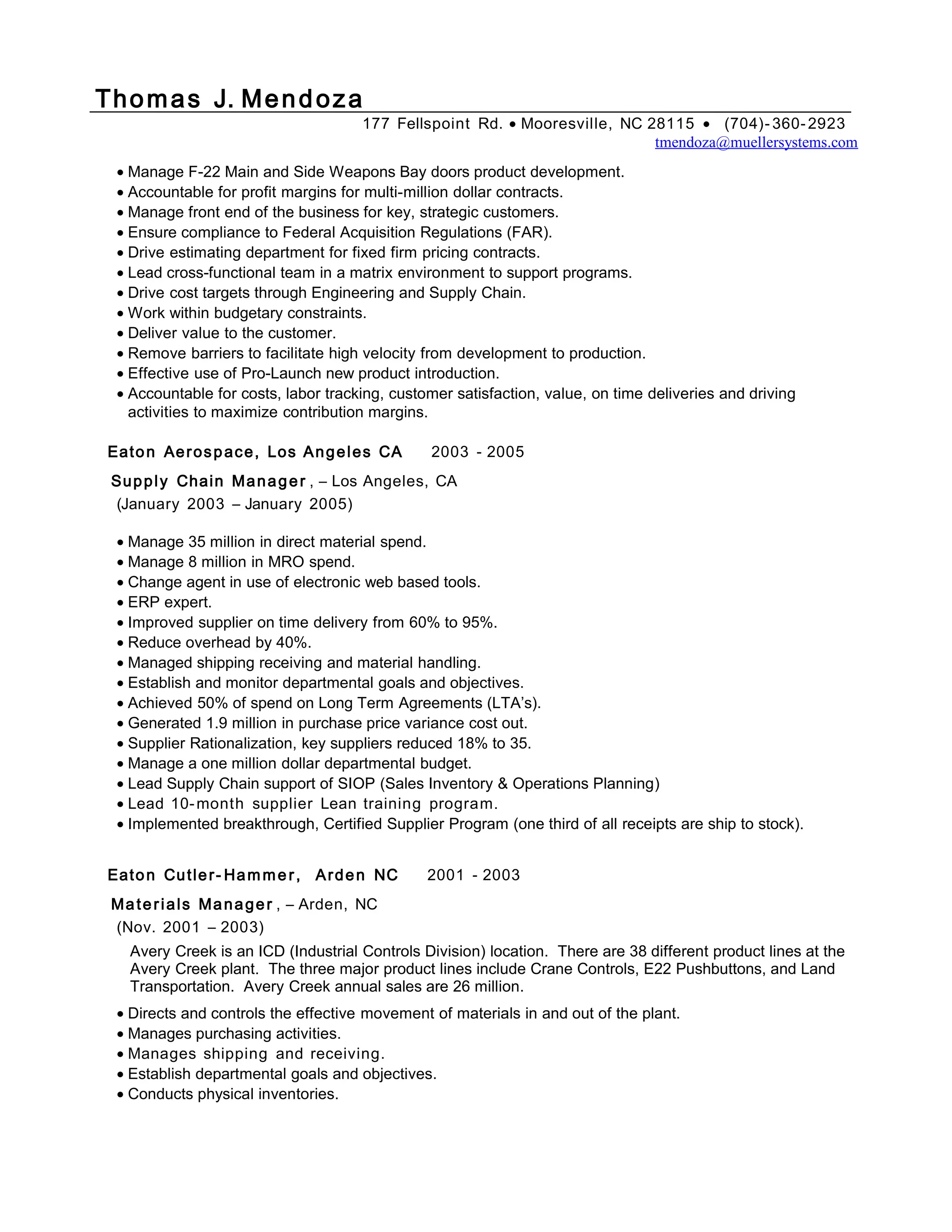 Tom resume 2016 | PDF