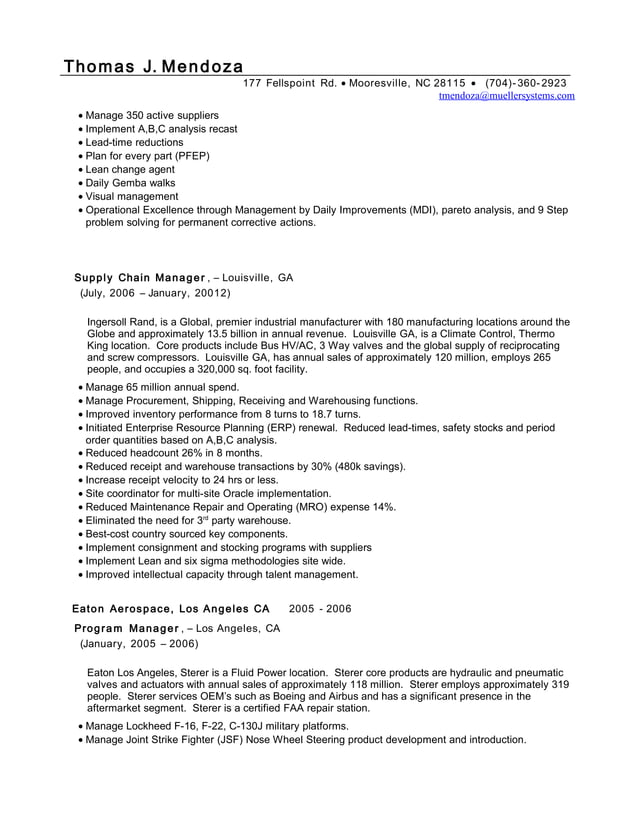 Tom resume 2016 | PDF