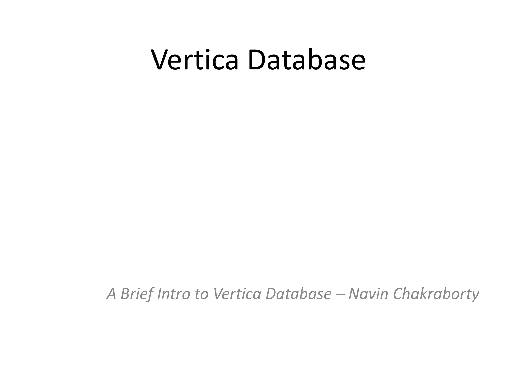 Vertica-Database | PPTX