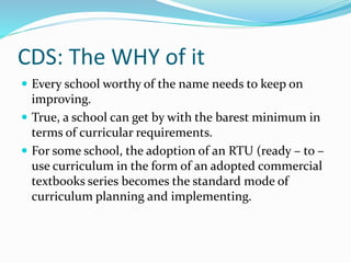 Ed8 curriculum development system | PPTX