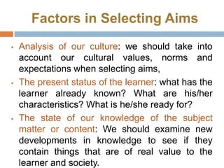 Overall Aim of School Curriculum | PPTX | Educational Assessment ...