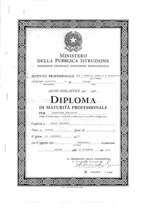 Diploma | PDF