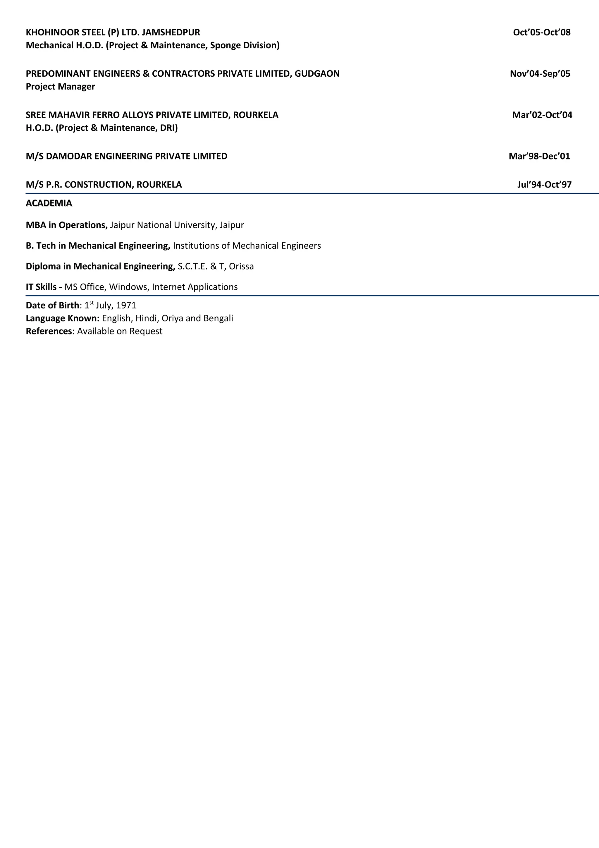 PRANAB _Resume | DOC