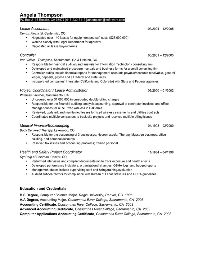 AAT Resume 2015_01_21 | PDF