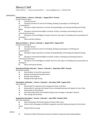 Sherry Resume | PDF