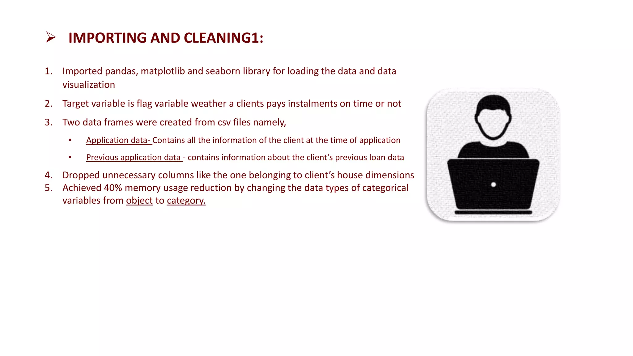 Exploratory Data Analysis For Credit Risk Assesment | PPTX