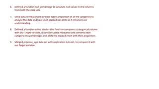 Exploratory Data Analysis For Credit Risk Assesment | PPTX