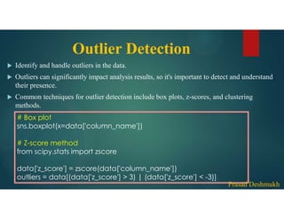 Exploratory Data Analysis in Machine Learning | PDF
