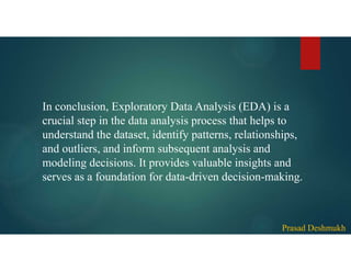 Exploratory Data Analysis in Machine Learning | PDF