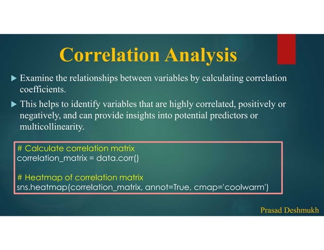 Exploratory Data Analysis in Machine Learning | PDF | Computing ...