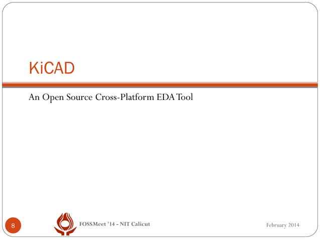EDA / CAD Tools for Open Source Hardware Design | PPT