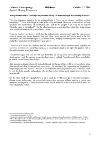 Cultural Anthropology - Mid Term | PDF