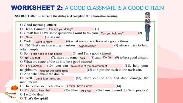 A GOOD CLASSMATE IS A GOOD CITIZEN.pptx1 | PPT