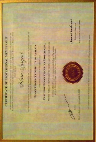 CHRP Designation | PDF