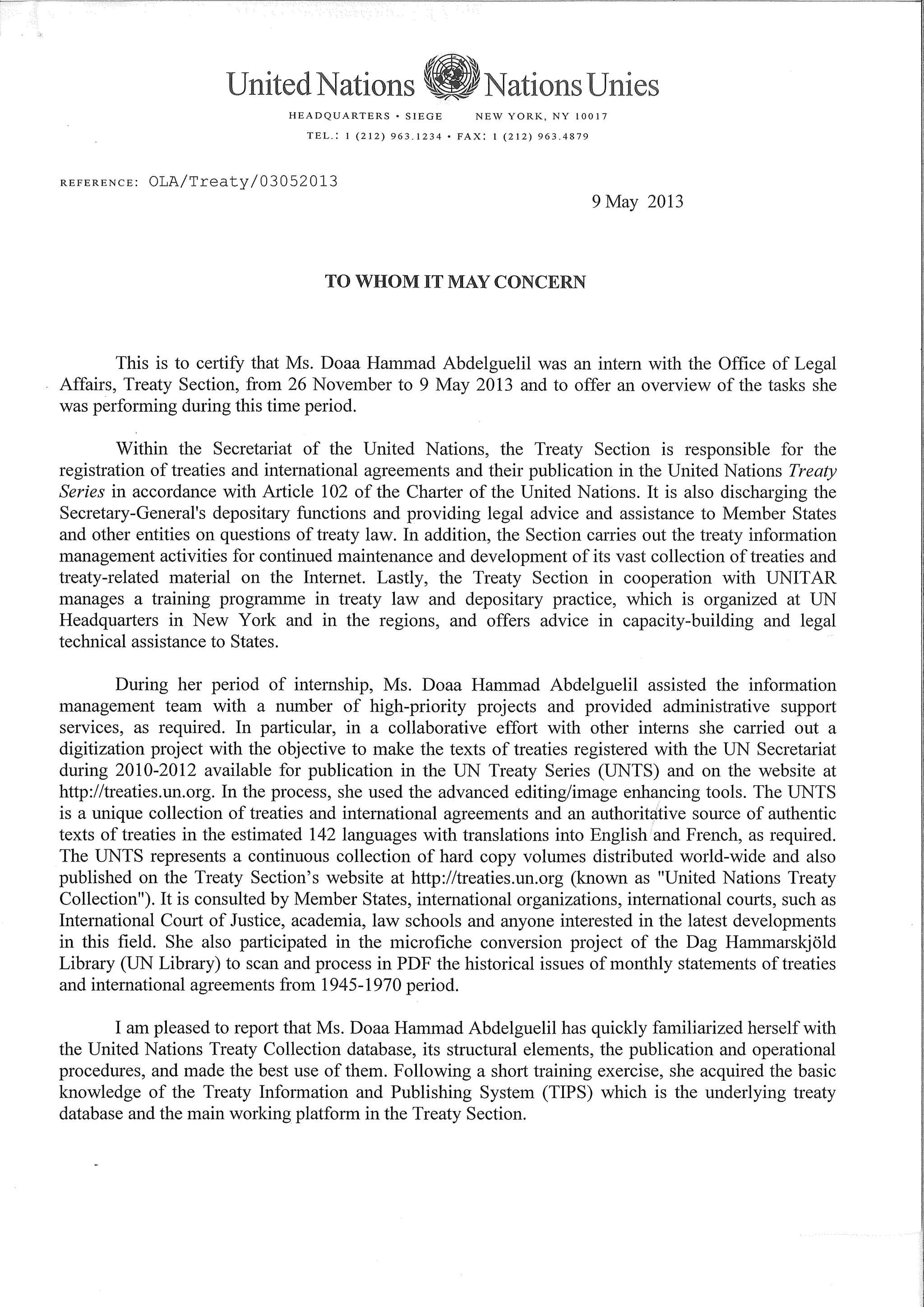 United Nations Certificates | PDF