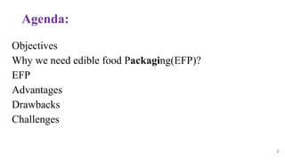 Edable food pakagings. | PDF