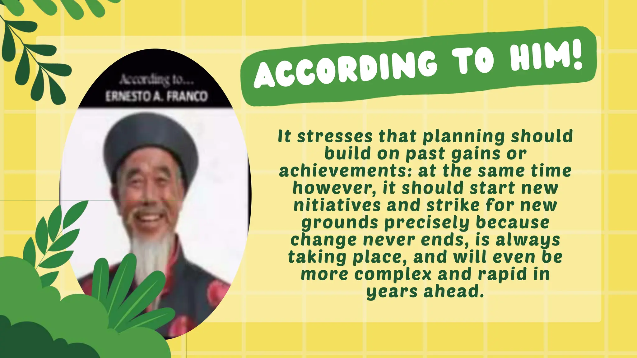 Strategic Planning: Franco’s Model of Strategic Planning | PPTX