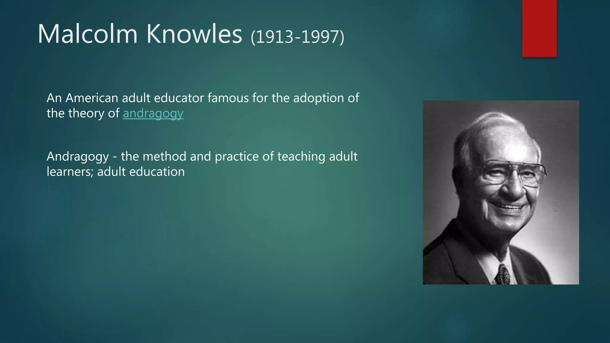 Ed ad521 adult learners | PPTX