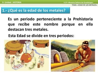 Edad de los metales | PPTX
