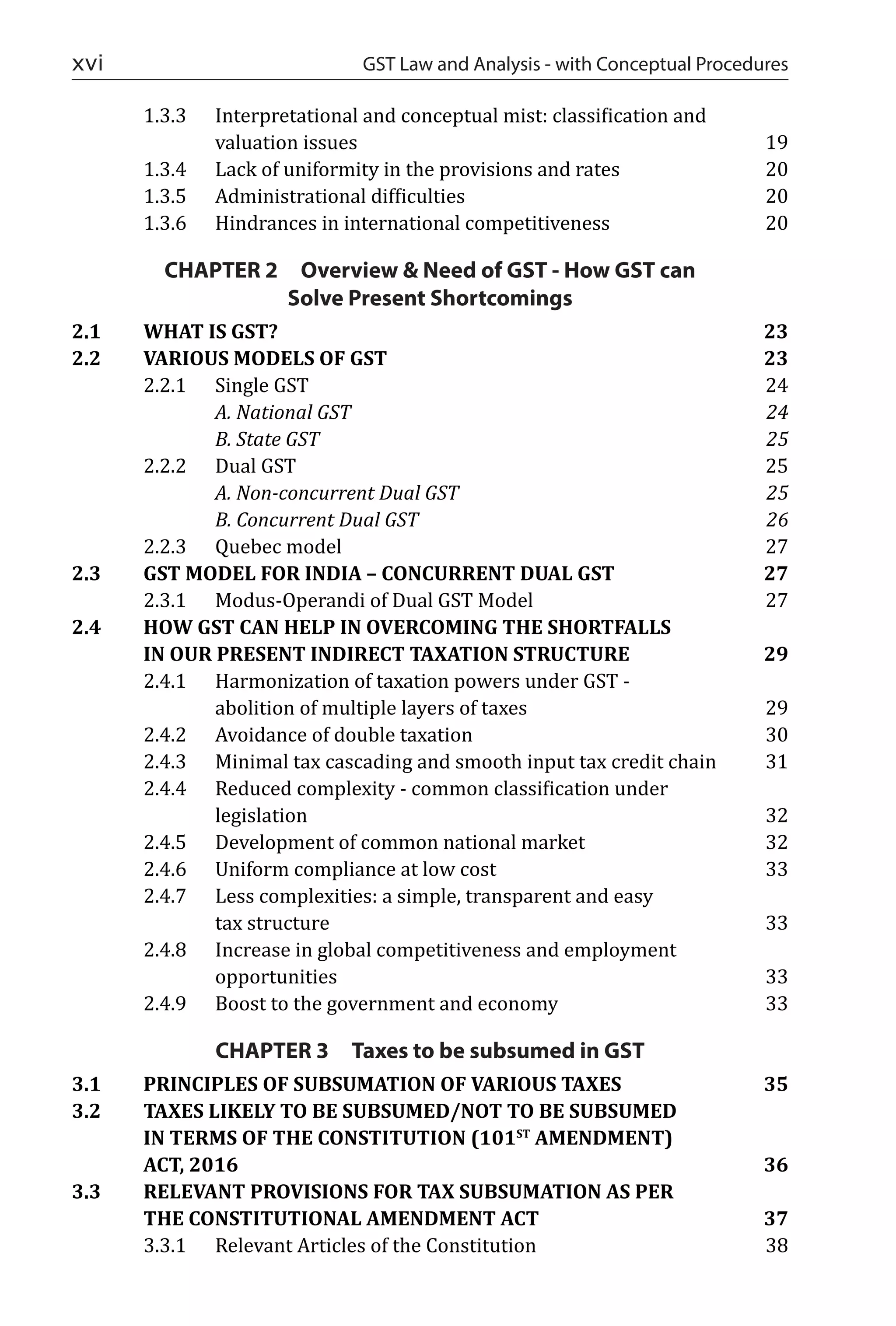 GST Law & Analysis with Conceptual Procedures | PDF