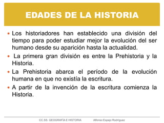 Edades de la historia. 2º ESO | PPTX