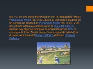 Edad media presentacion | PPTX