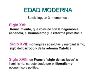 Edad moderna | PPT